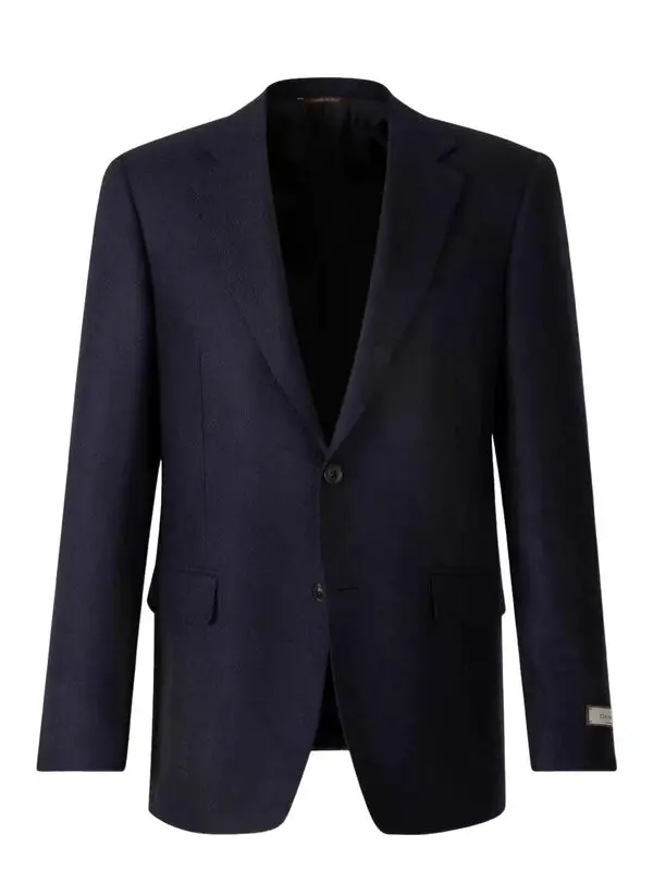 Canali Single-breasted Blazer - Blue