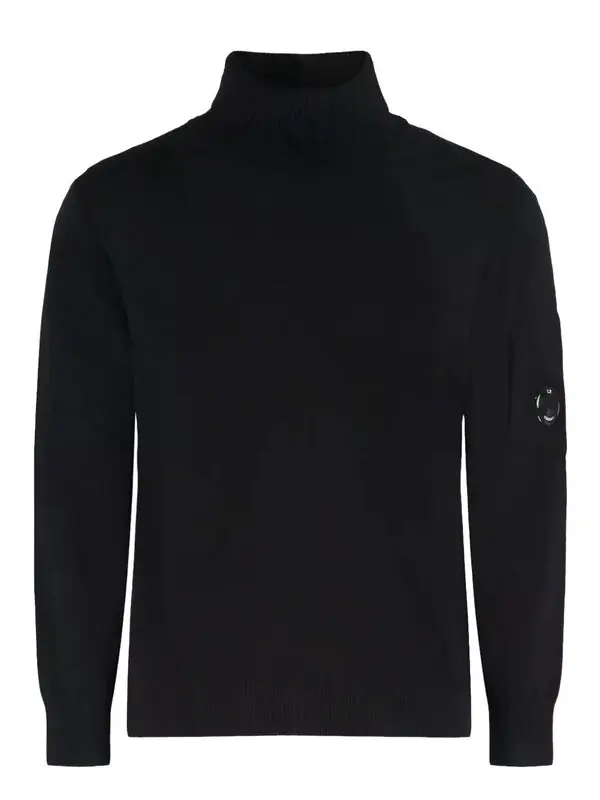 C.P. COMPANY Turtleneck Sweater - Black