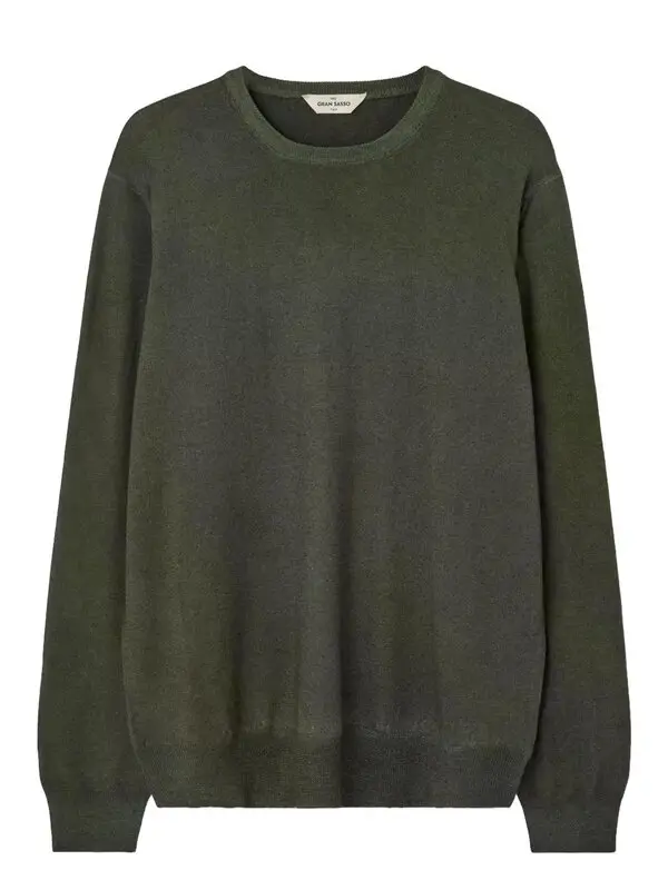 GRAN SASSO Round-neck Sweater - Green
