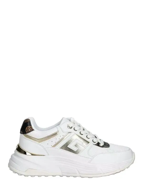 Guess Fonzi Platform Sneakers - White