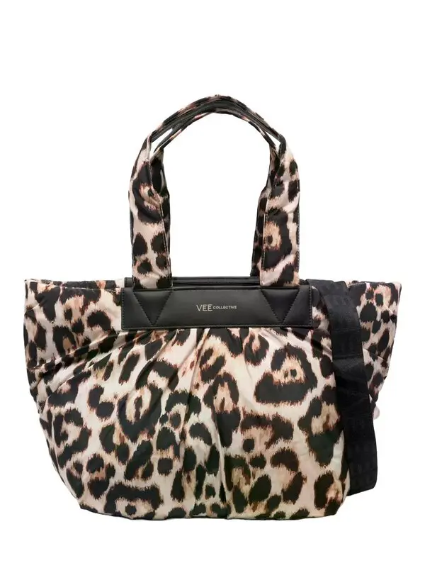 VEECOLLECTIVE Large Leopard-print Caba Tote Bag - Neutrals