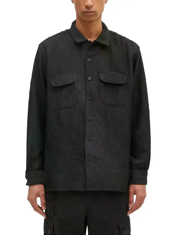 Engineered Garments Quilted Pocket Shirt - Black