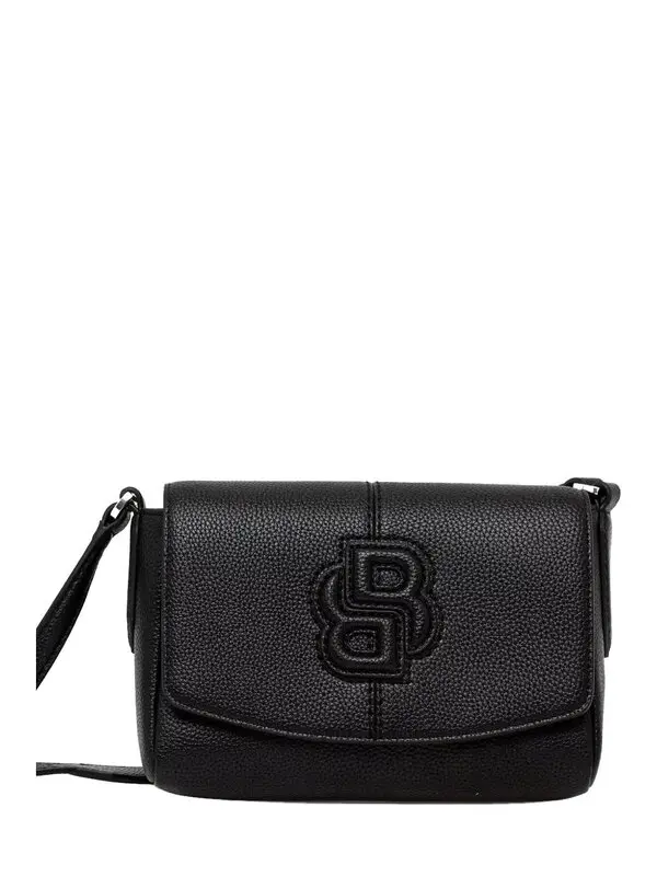 BOSS Logo Shoulder Bag - Black