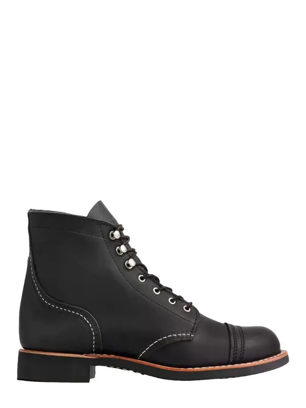Red Wing Iron Ranger Leather Boots - Black