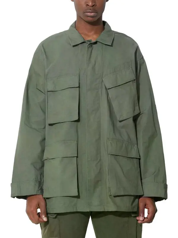 Engineered Garments Multi-pocket Shirt Jacket - Green