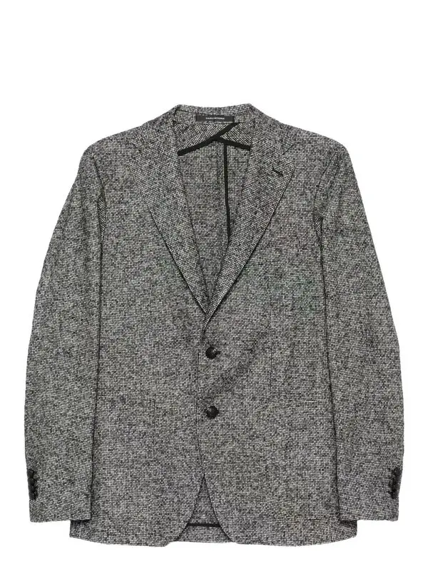 Tagliatore Textured Two-button Blazer - Black