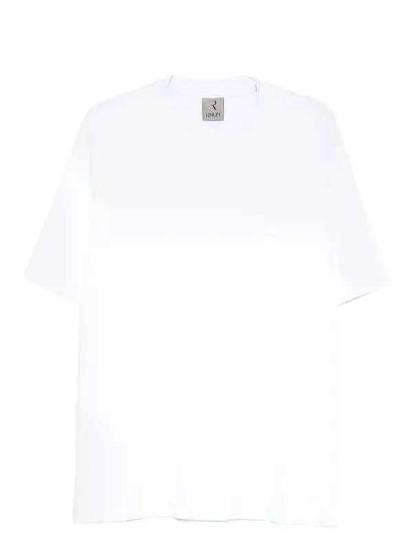 RHUN Embroidered-logo T-shirt - White