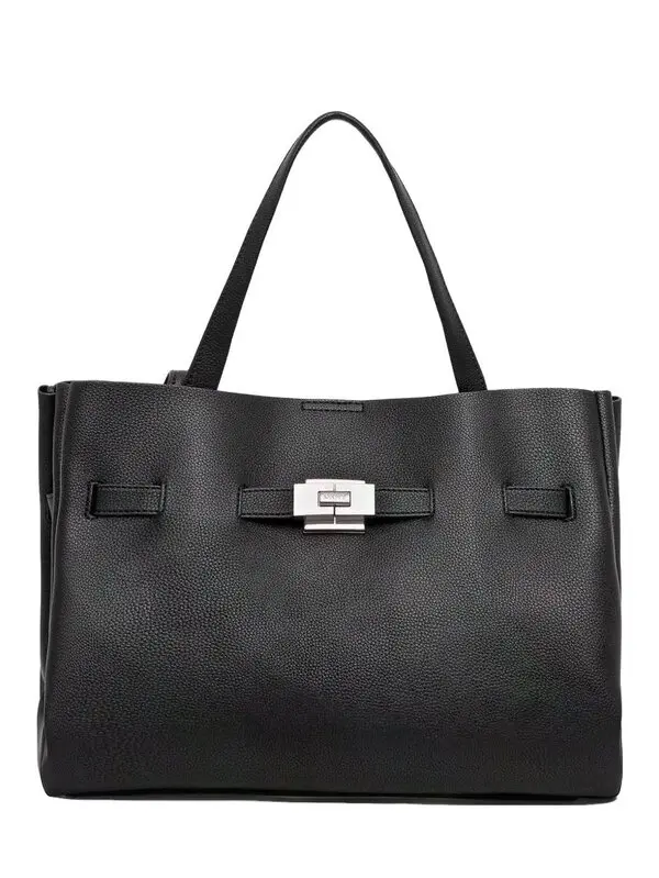 Dkny Clasp-fastening Tote Bag - Black