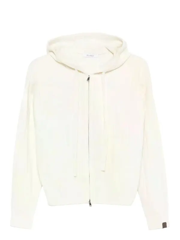 Max Mara Hooded Cashmere Cardigan - Neutrals