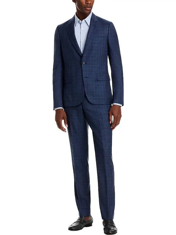 Paul Smith Soho Plaid Extra Slim Fit Suit - Navy