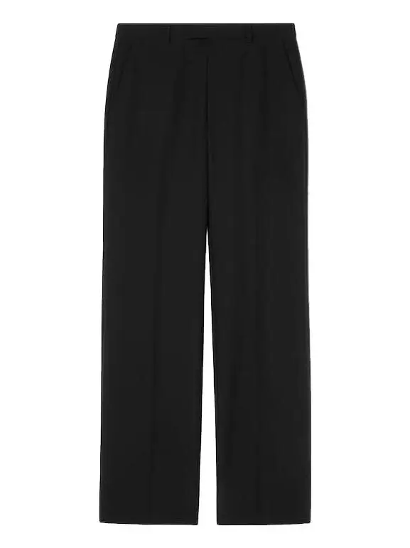 Gucci Silk Twill Pant - Black