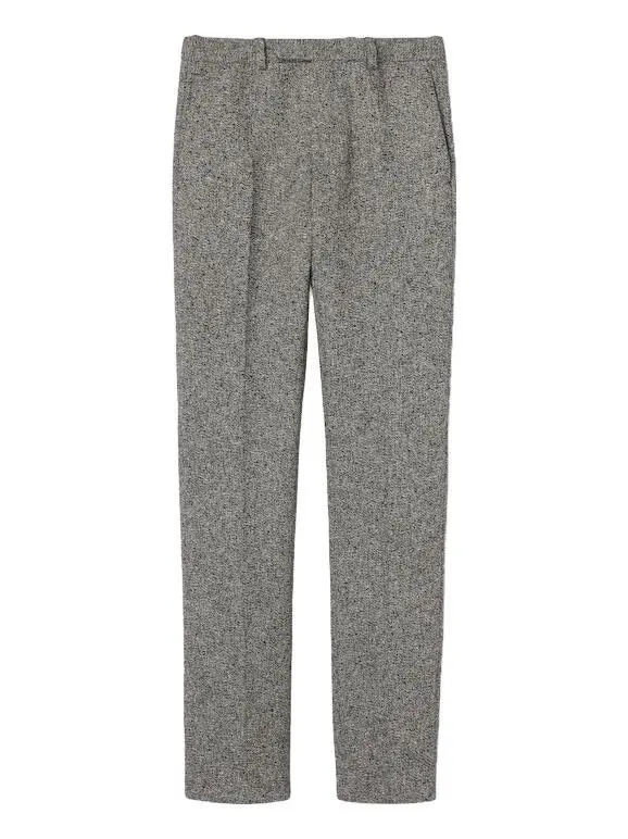 Gucci Double Cotton Wool Pant - Grey