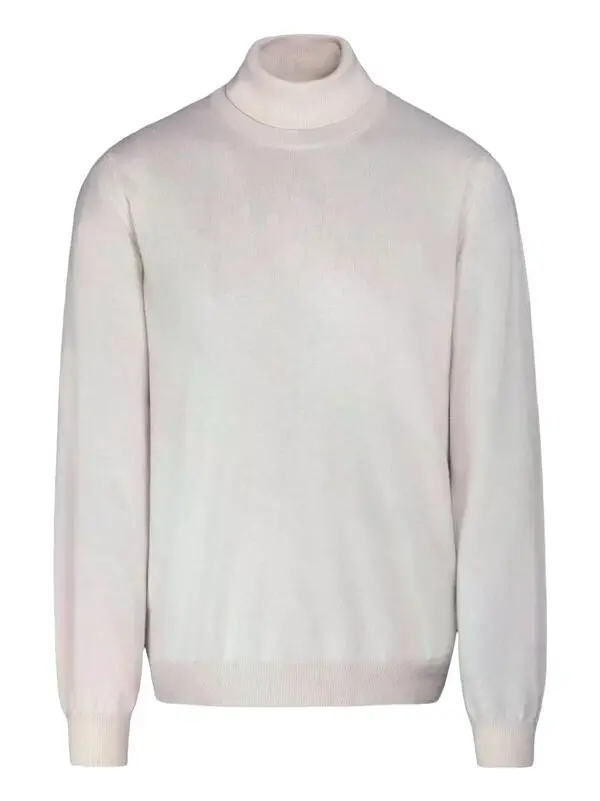 MOORER Cashmere-silk Blend Sweater - Neutrals