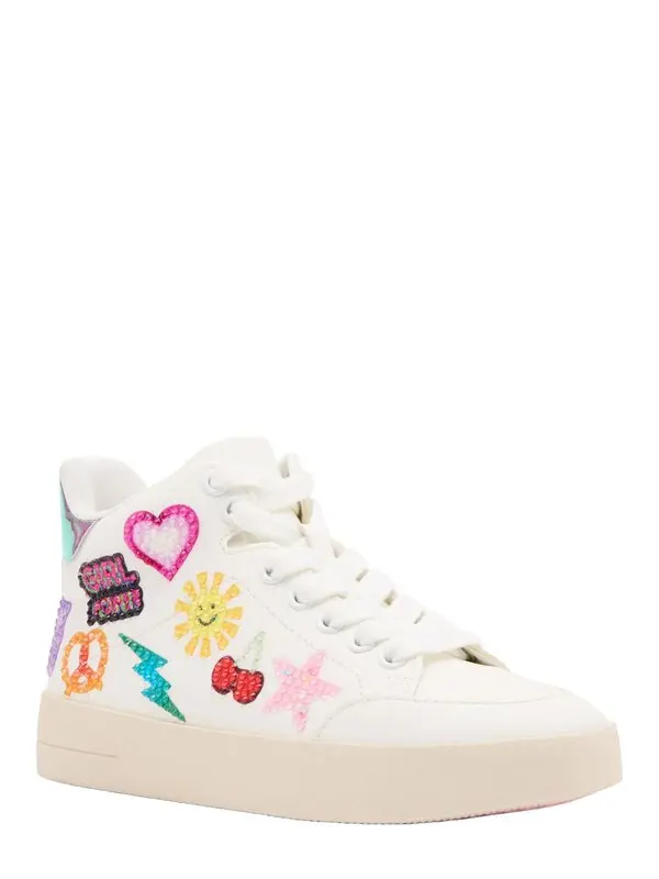 Steve Madden Tootsie High-top Sneaker - White