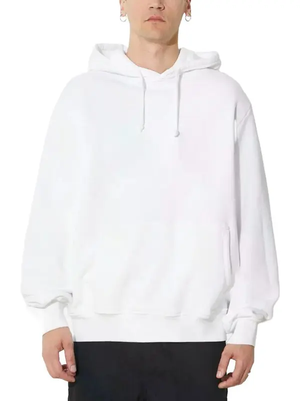 424 Long-sleeve Cotton Hoodie - White