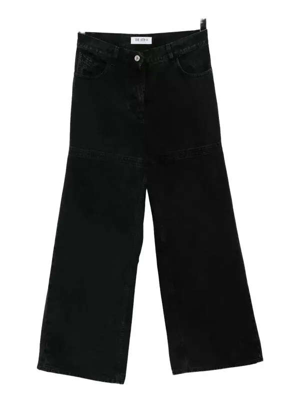 Attico Cut-out Jeans - Black