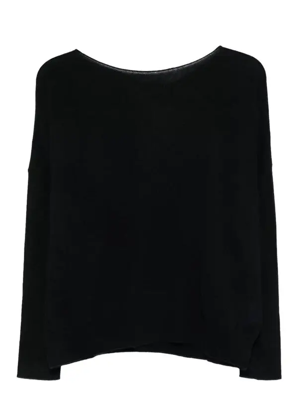 PHILO-SOFIE Boat-neck Cashmere Sweater - Black