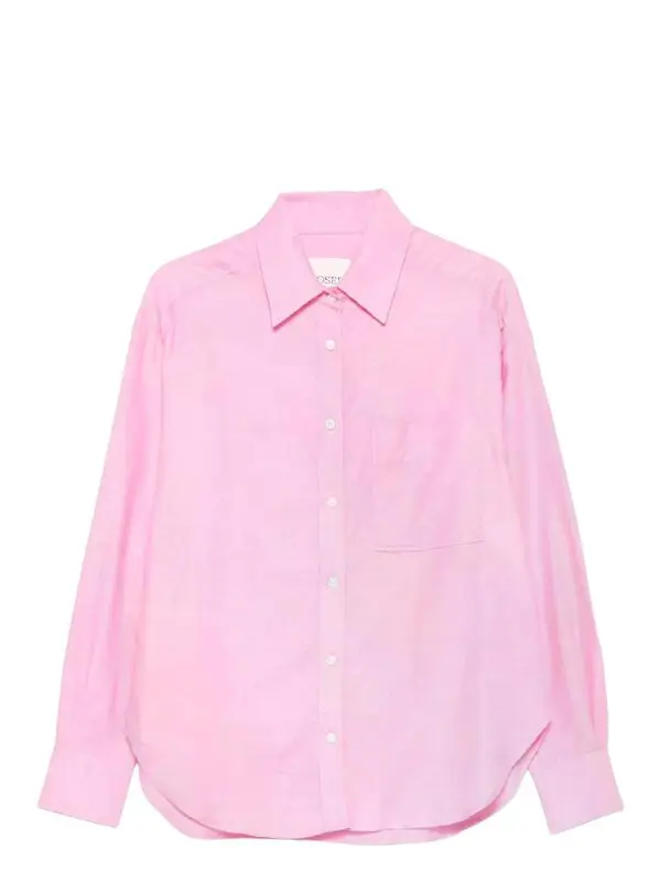 Closed Long-sleeved Shirt - Pink