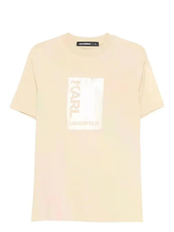 Karl Lagerfeld Logo-print T-shirt - Neutrals