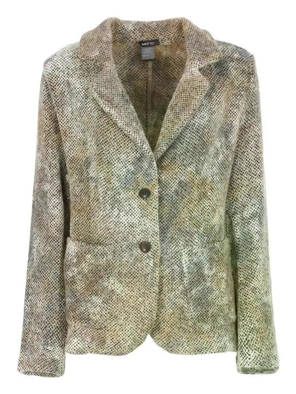 Avant Toi Wool-blend Blazer - Neutrals