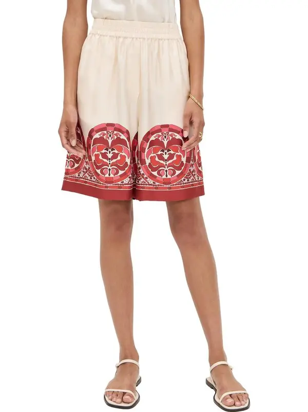 La DoubleJ Palazzo Printed Shorts - Cobra Placee
