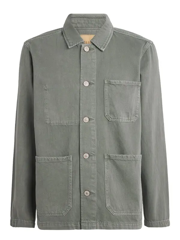 Paige Cotton Sidham Chore Jacket - Grey