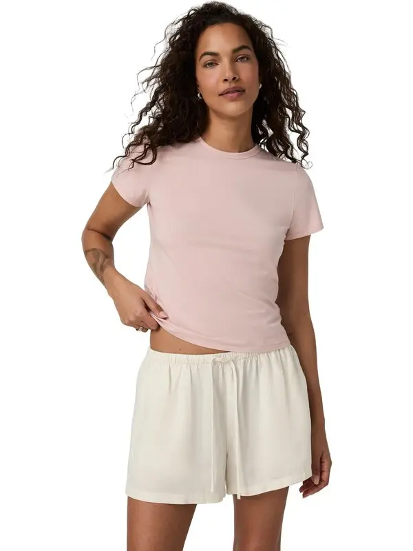 Vuori Short Sleeve Feather Classic T-shirt - Vintage Rose