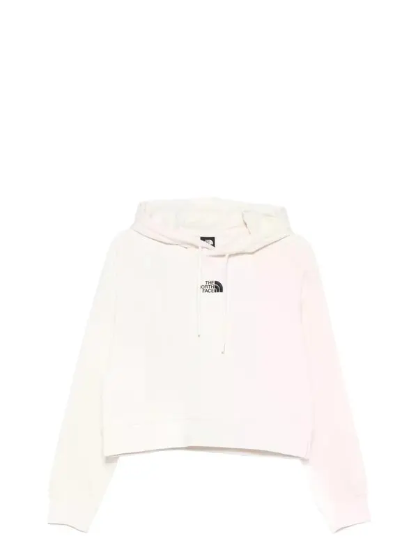 The North Face Logo-embroidered Hoodie - Neutrals