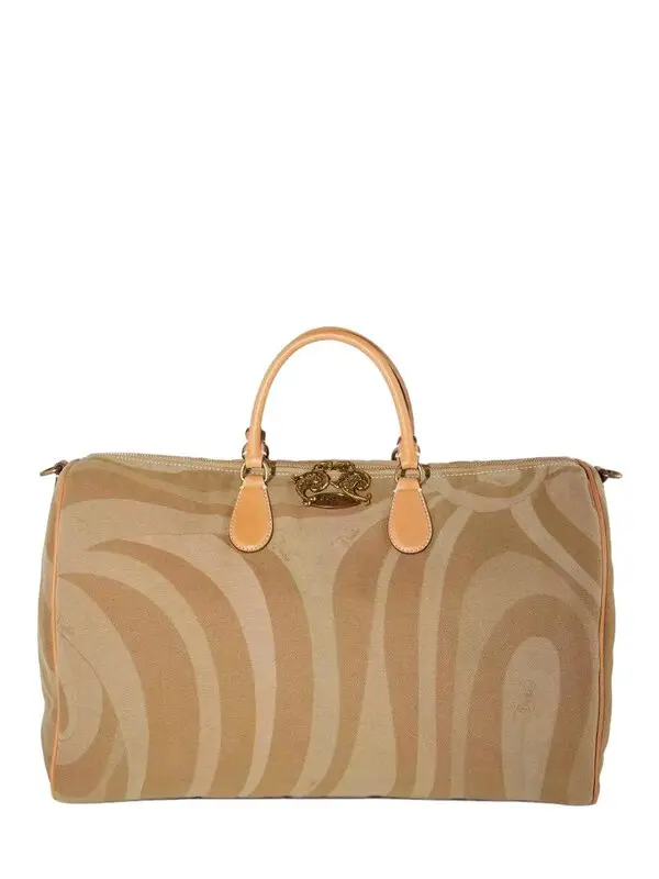 Emilio Pucci Marmo-print Holdall - Brown