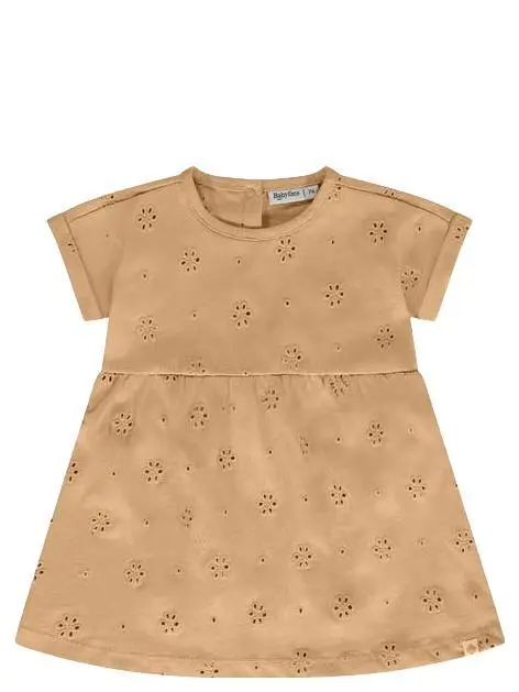 BABYFACE Floral Eyelet Short Sleeve Dress - Sienna