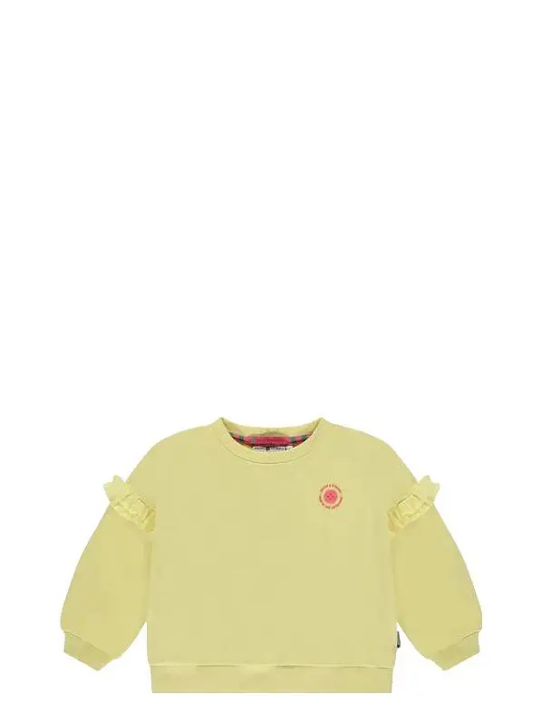 STAINS AND STORIES BY BABYFACE Graphic Sweatshirt - Yellow