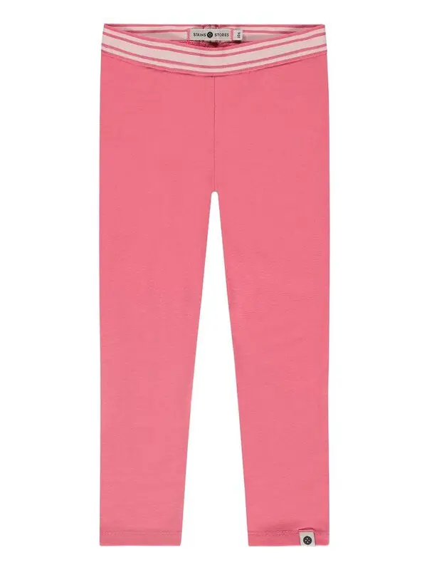 STAINS AND STORIES BY BABYFACE Stripe Waisted Leggings - Bubblegum