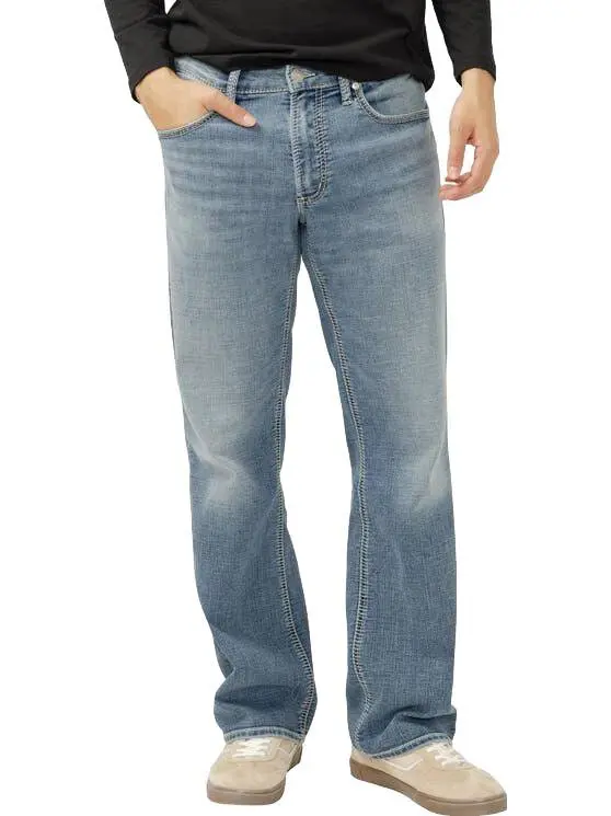 SILVER JEANS CO. Zac Relaxed Fit Straight Leg Jeans - Bond