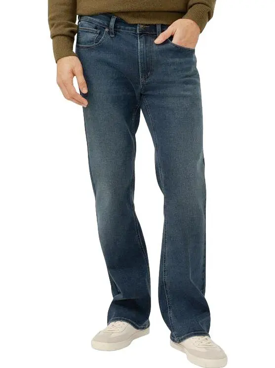 SILVER JEANS CO. Zac Relaxed Fit Straight Leg Jeans - Saddle