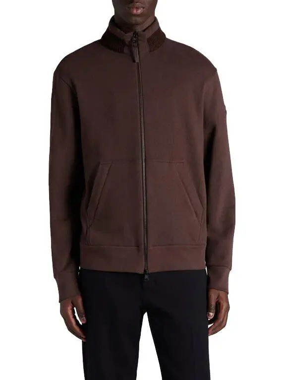 Moncler Cotton & Cashmere Jacket - Raisin Brown