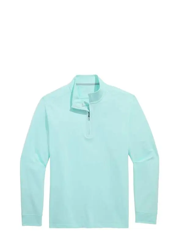 Vineyard Vines Performance Club Quarter-zip Pullover - Crystal Blue