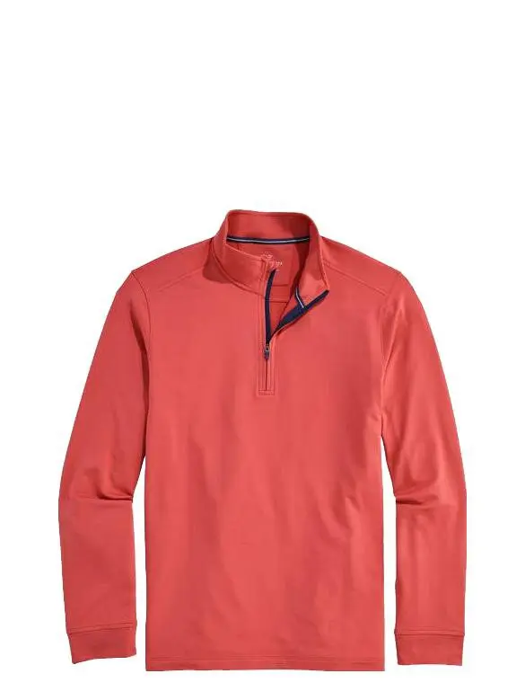 Vineyard Vines Performance Club Quarter-zip Pullover - Mariner