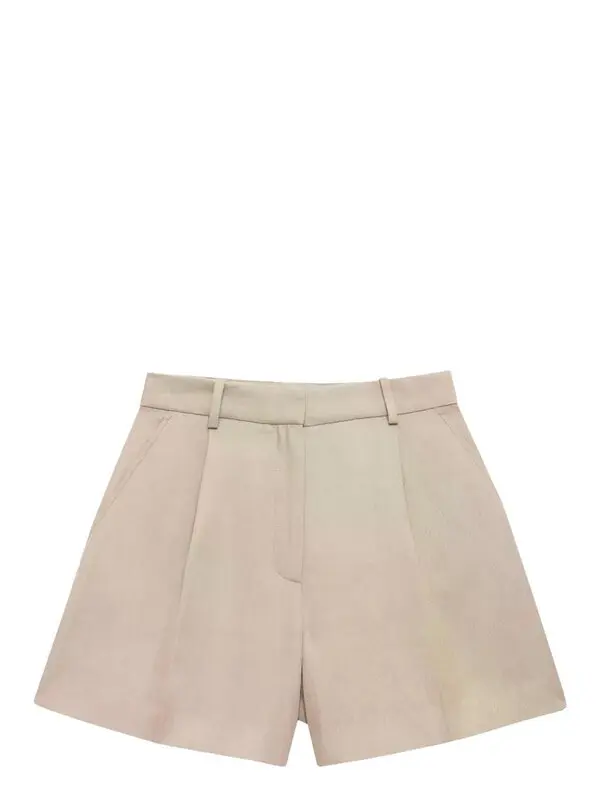 ANINE BING Carrie Tailored Shorts - Neutrals