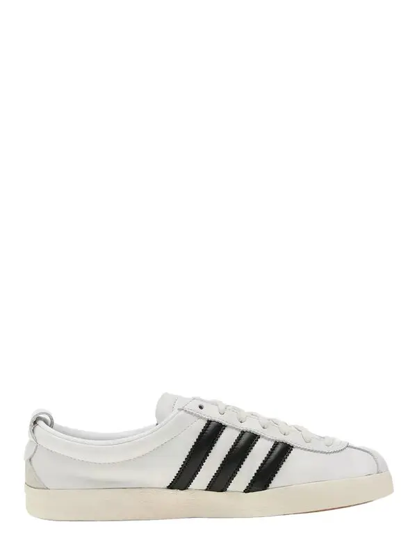 Adidas Three-stripe Leather Sneakers - White