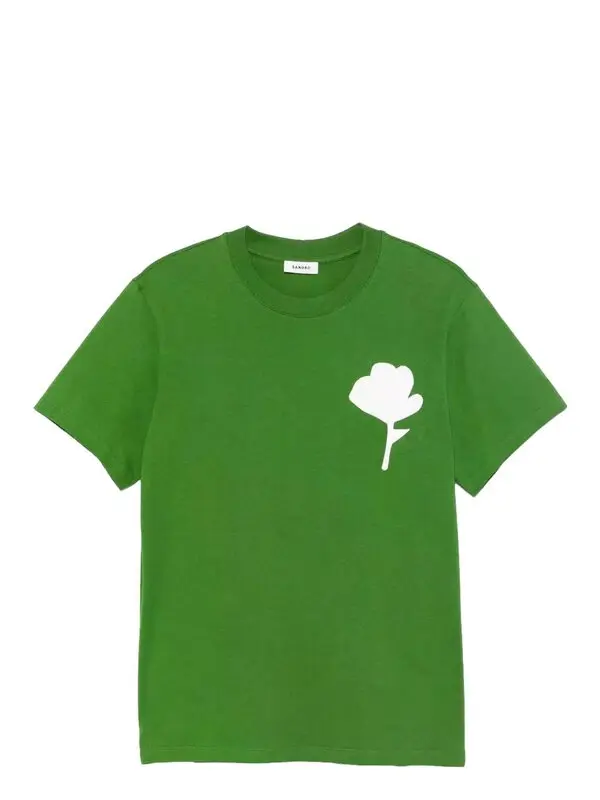 Sandro Cotton T-shirt - Green