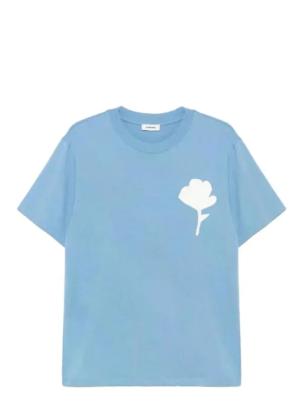 Sandro Cotton T-shirt - Blue