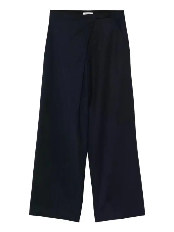 Sandro Asymmetrical Trousers - Blue