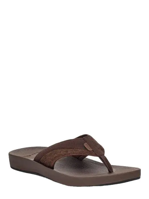 Sanuk Cosmic Seas Flip Flop - Brown