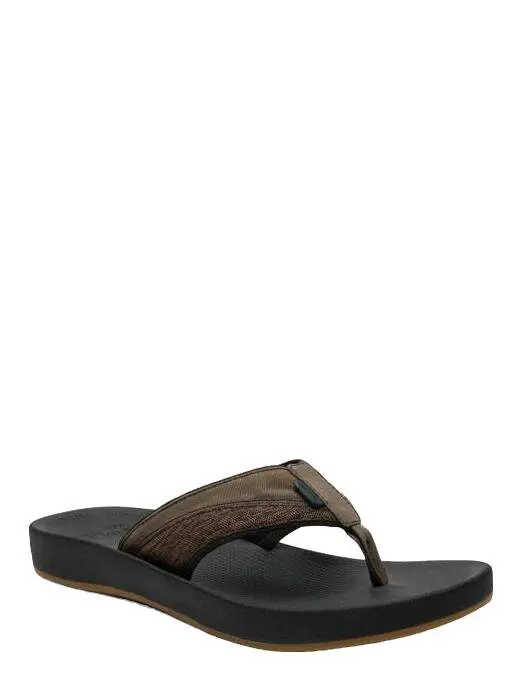 Sanuk Cosmic Seas Flip Flop - Cacao