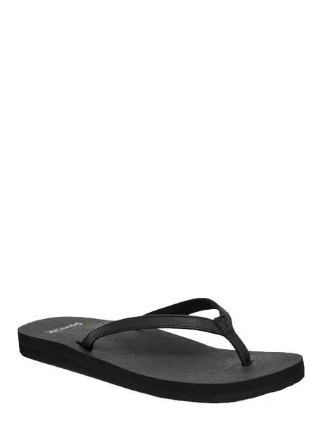 Sanuk Yoga Joy Ii Flip Flop - Black