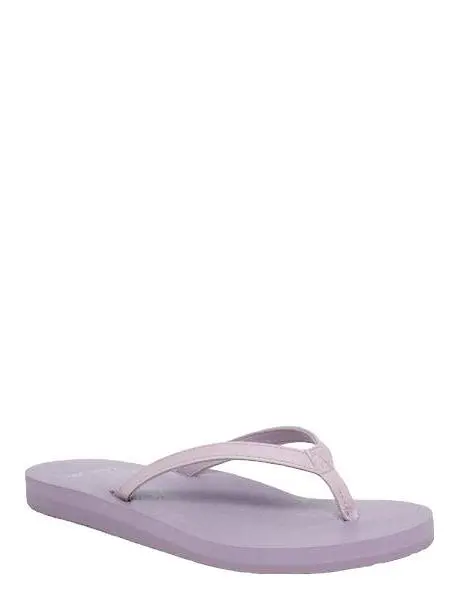 Sanuk Yoga Joy Ii Flip Flop - Lavender Grey