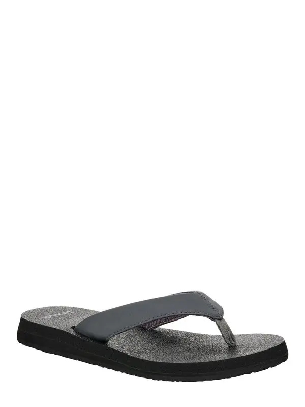 Sanuk Yoga Mat Ii Flip Flop - Charcoal