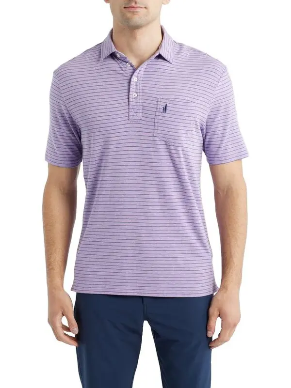 Johnnie-o Ryan Stripe Polo - Aviation