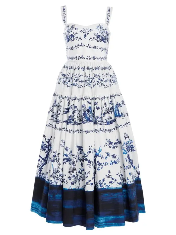 Erdem Cotton Midi Dress - White
