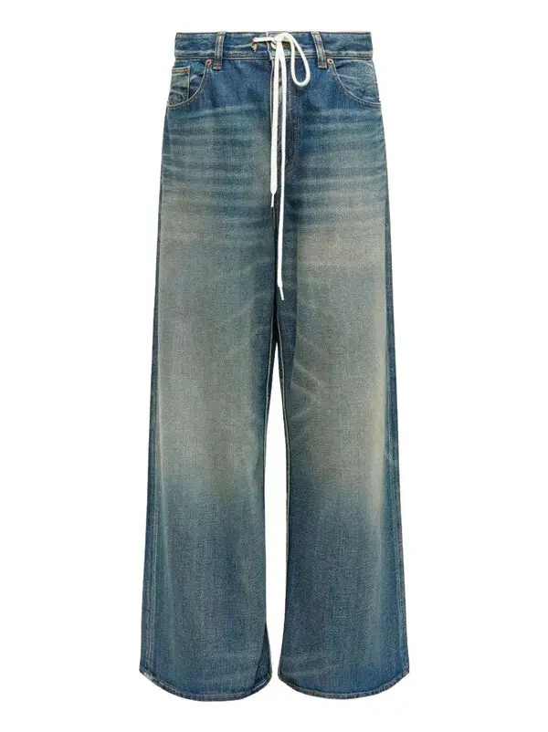 MAISON MARGIELA Wide-leg Denim Jeans - Clear Blue